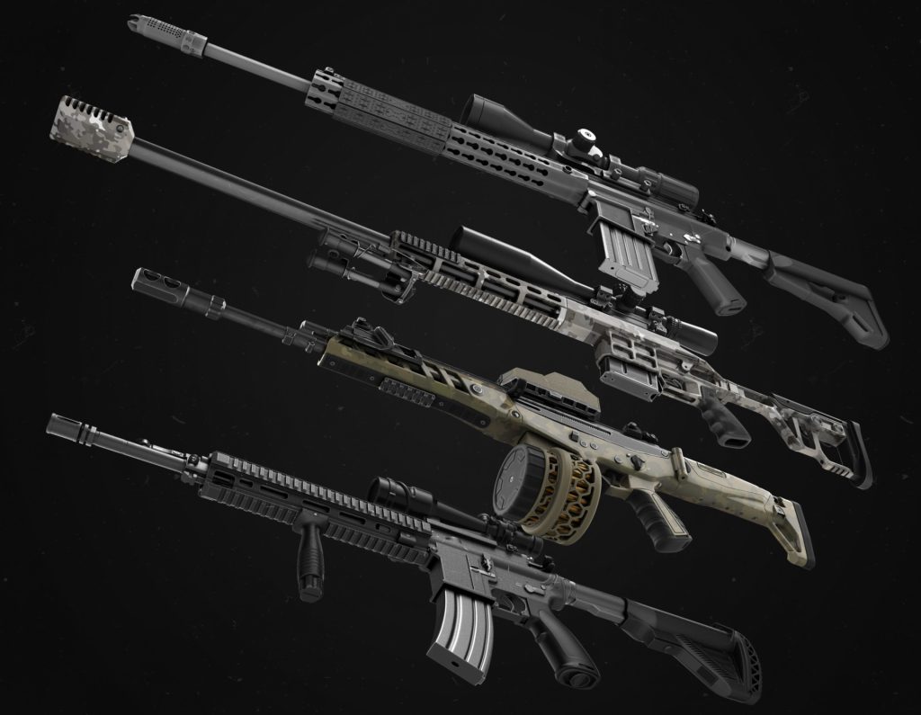 3D Assets – Weapons – DAVisual | Senior 3D CG Generalist