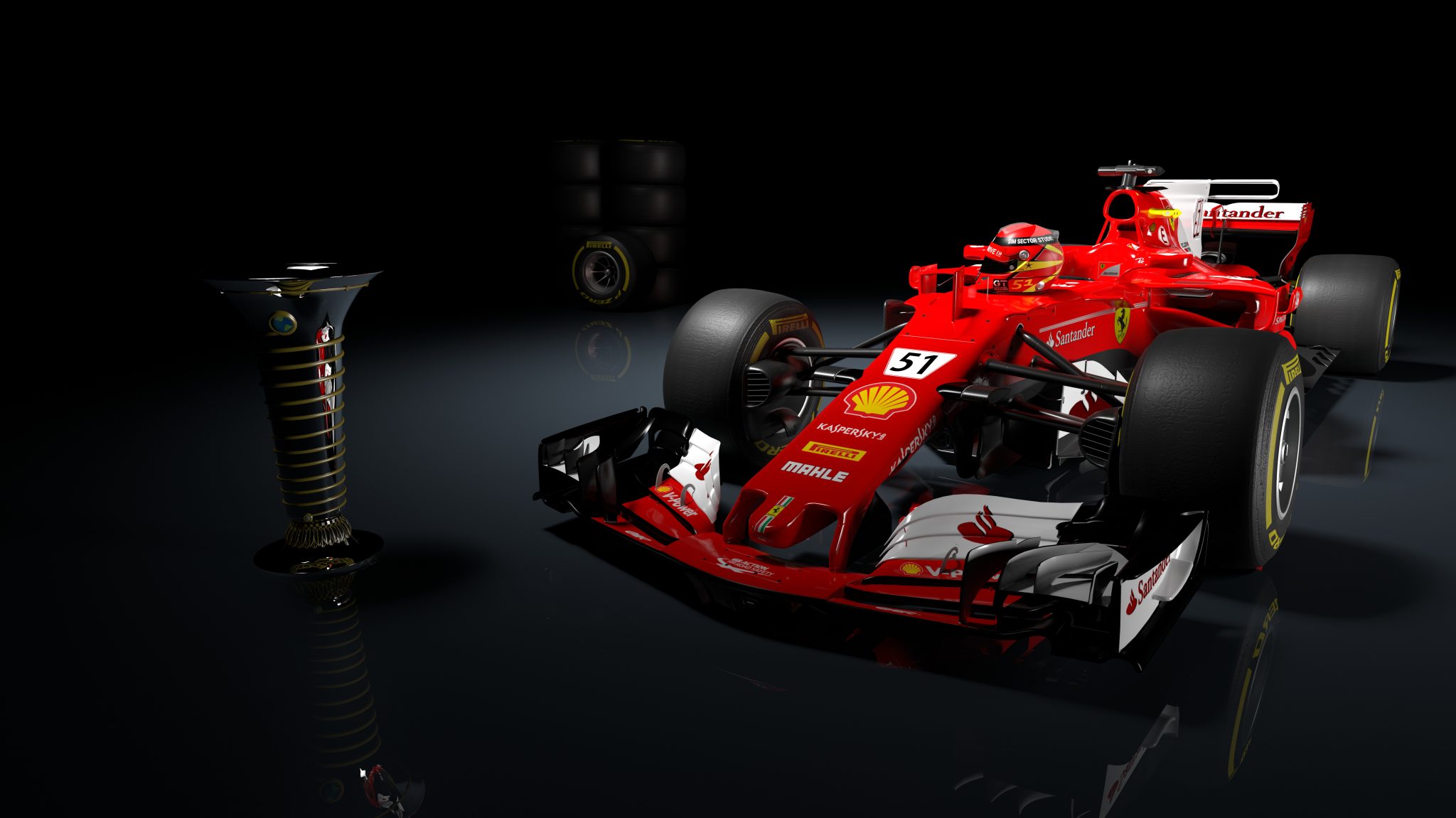 Scuderia Ferrari SF70-H – DAVisual | Senior 3D CG Generalist